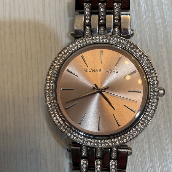 Michael Kors | Accessories | Michael Kors Darci Watch With Pink Dial ...